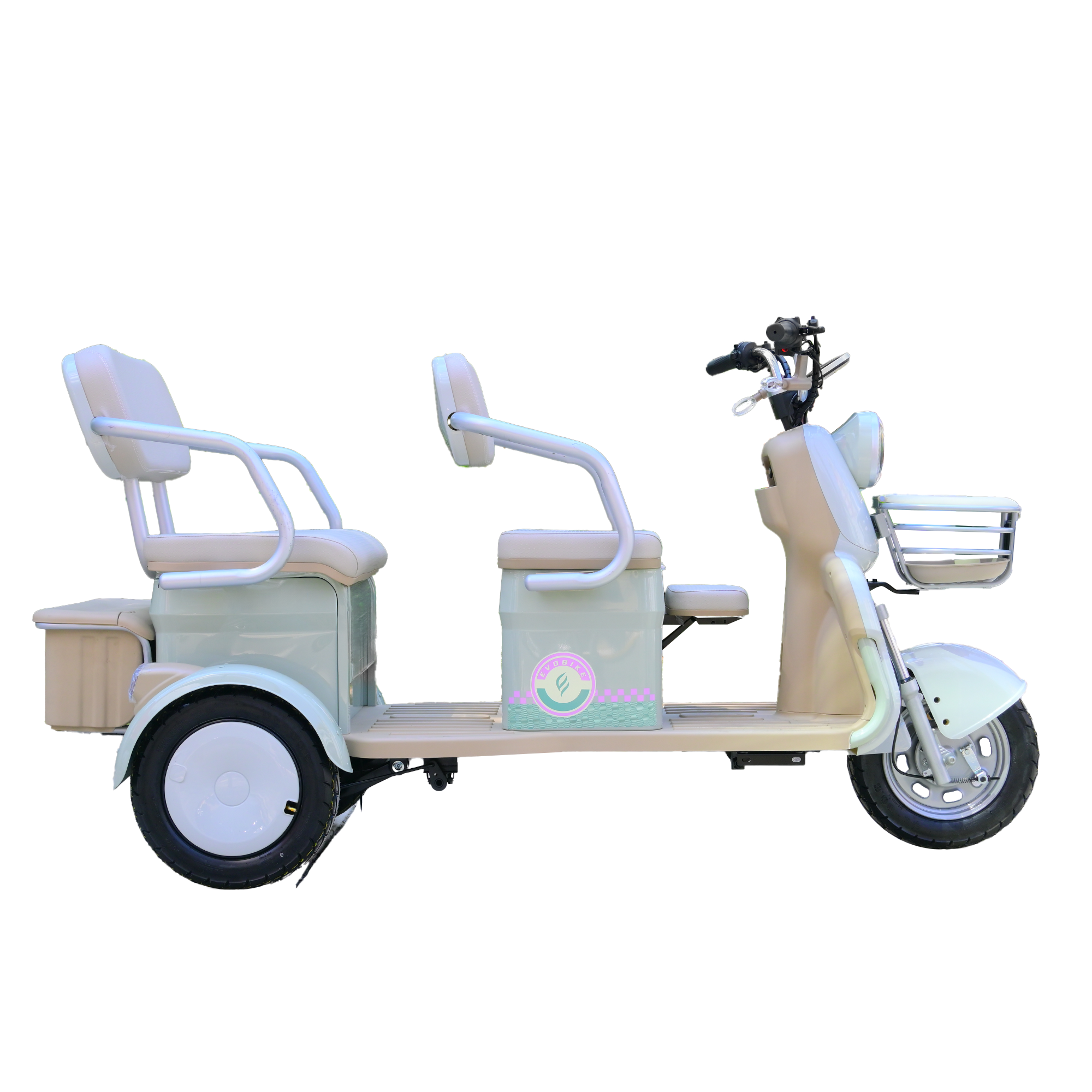 Triciclo Eléctrico FAMILY Q PLUS - EVOBIKE – Evobike